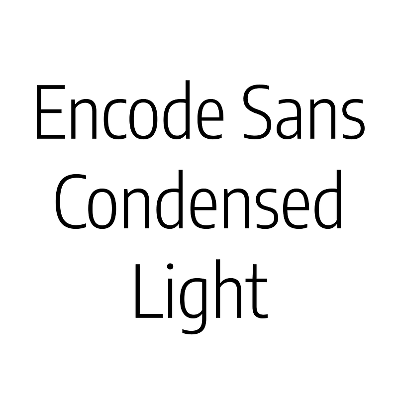 encode-sans-condensed-light-font-free-fonts-on-creazilla-creazilla