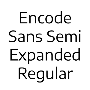 Encode Sans Expanded Regular font - Free fonts on Creazilla | Creazilla