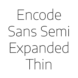 Encode Sans Semi Expanded Regular font - Free fonts on Creazilla ...