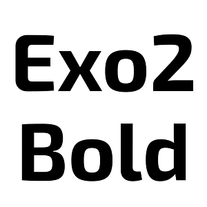 Exo2 Bold - Free fonts on creazilla.com