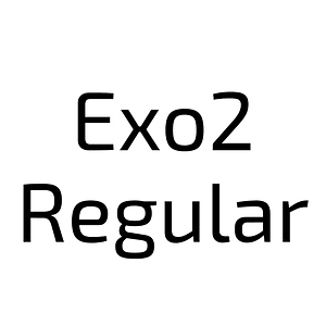 Exo2 Regular - Free fonts on creazilla.com