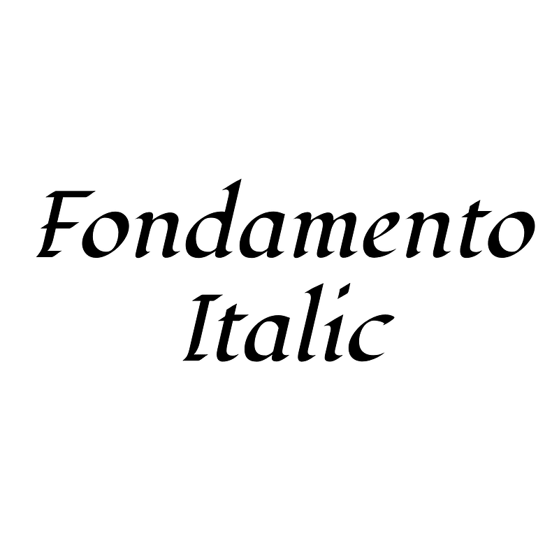Fondamento Italic | Creazilla
