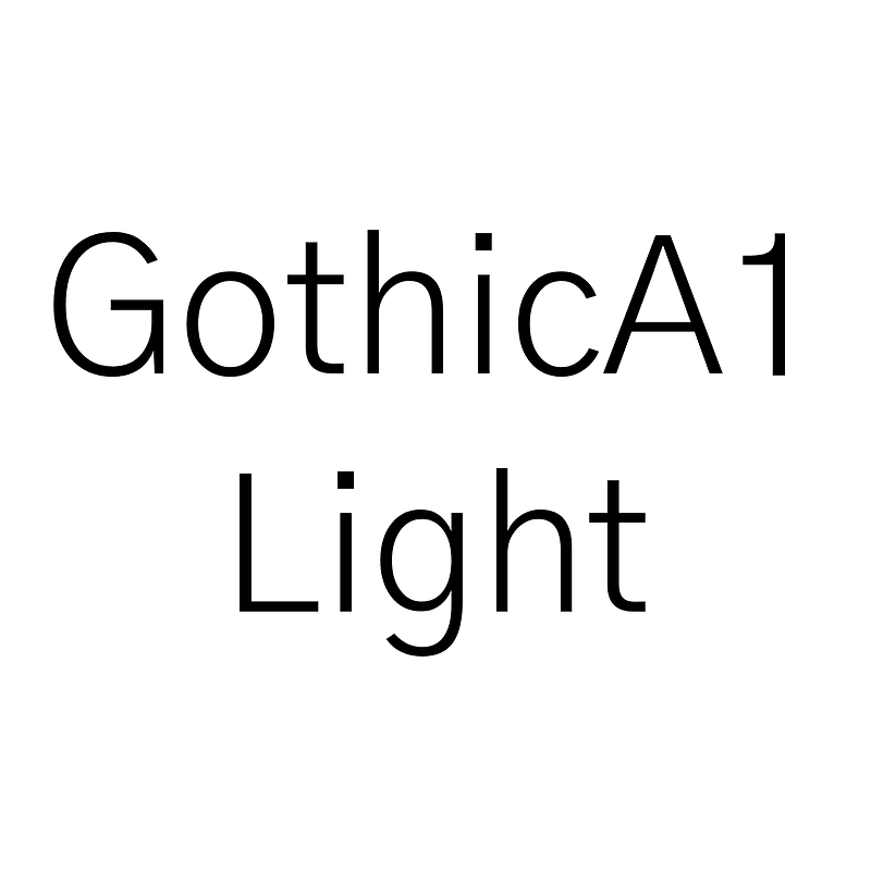 GothicA1 Light Font Free Fonts On Creazilla Creazilla