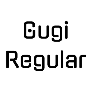 Gaegu Regular font - Free fonts on Creazilla | Creazilla