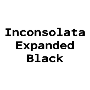 Inconsolata Ultra Expanded Regular | Creazilla