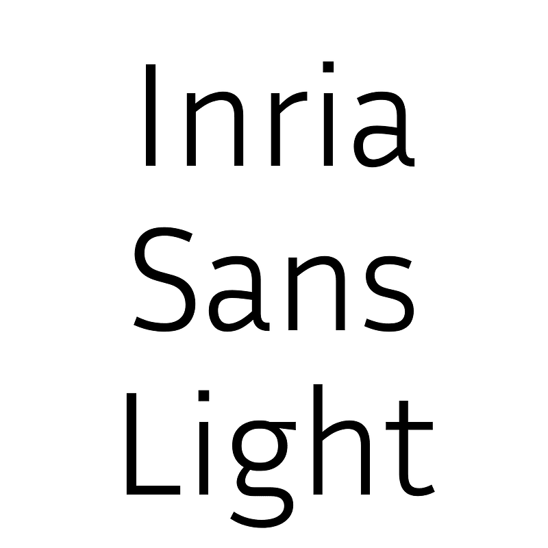 Inria Sans Light font - Free fonts on Creazilla | Creazilla