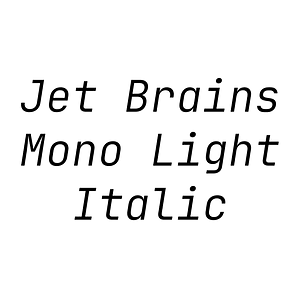 Jet Brains Mono Light font - Free fonts on Creazilla | Creazilla