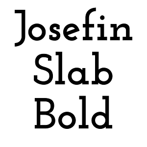 Josefin Slab Regular | Creazilla