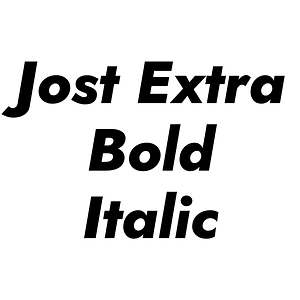 Jost Extra Bold font - Free fonts on Creazilla | Creazilla