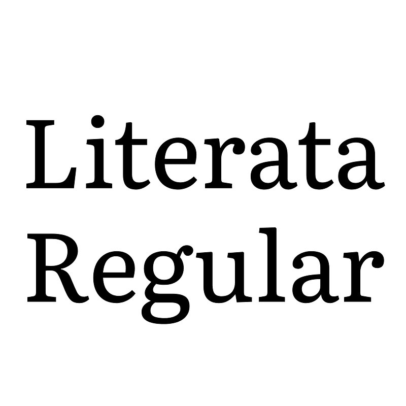 Literata Regular | Creazilla