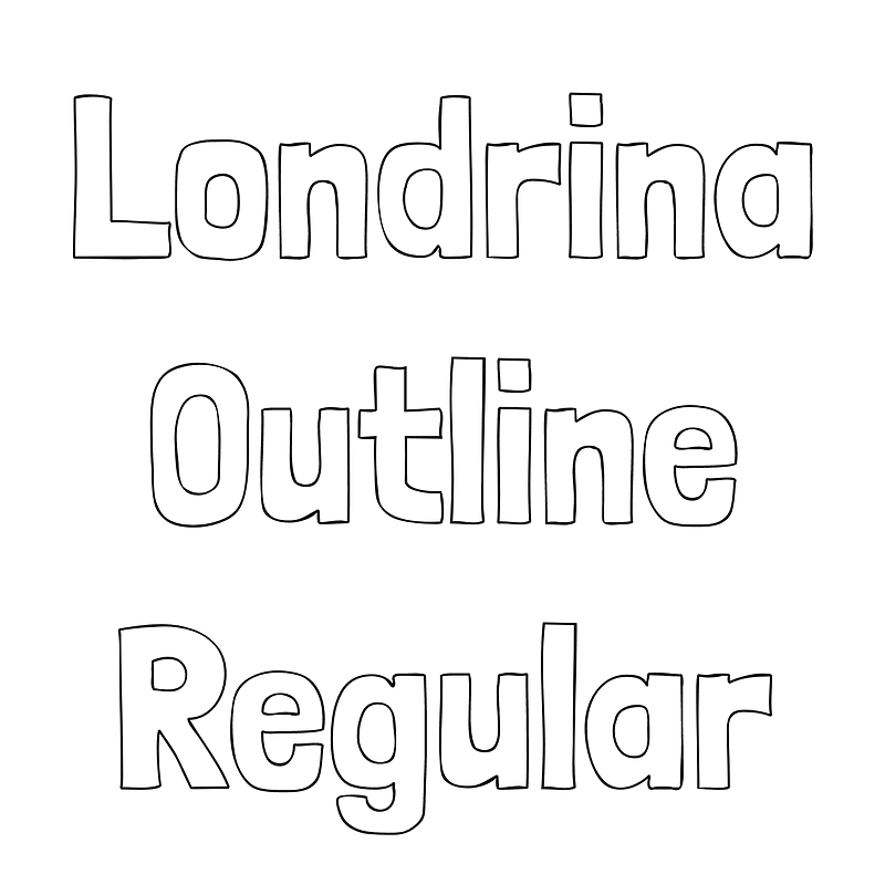 Londrina Outline Regular - Free fonts on creazilla.com
