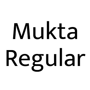 Mukta Regular - Free fonts on creazilla.com