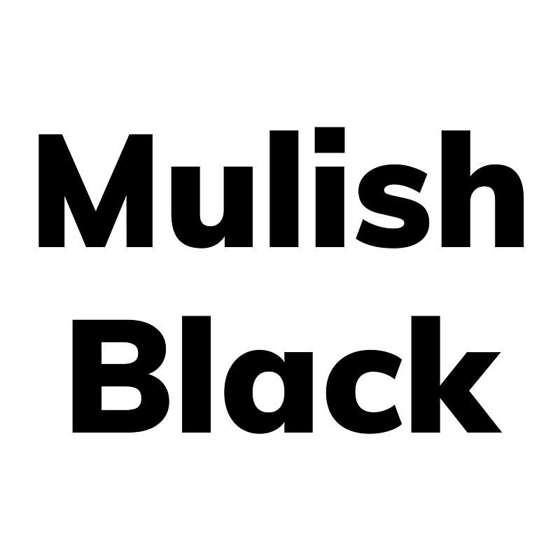 Mulish Black font - Free fonts on Creazilla | Creazilla