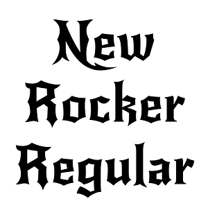 New Rocker Regular - Free fonts on creazilla.com