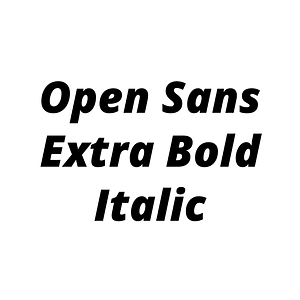 Open Sans Extra Bold font - Free fonts on Creazilla | Creazilla
