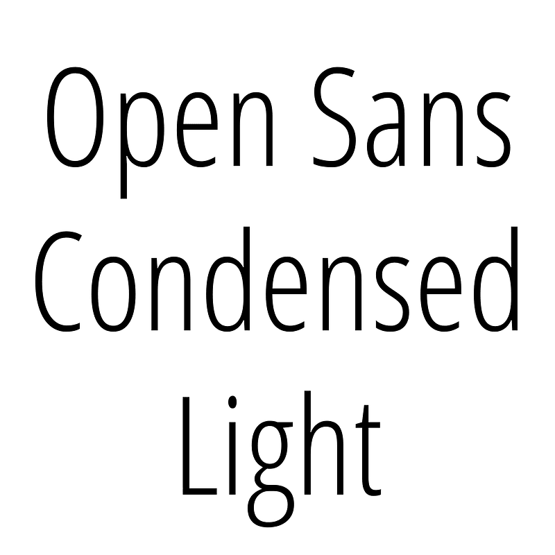 Open Sans Condensed Light Font Free Fonts On Creazilla Creazilla
