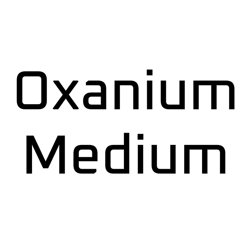 Oxanium Medium font - Free fonts on Creazilla | Creazilla