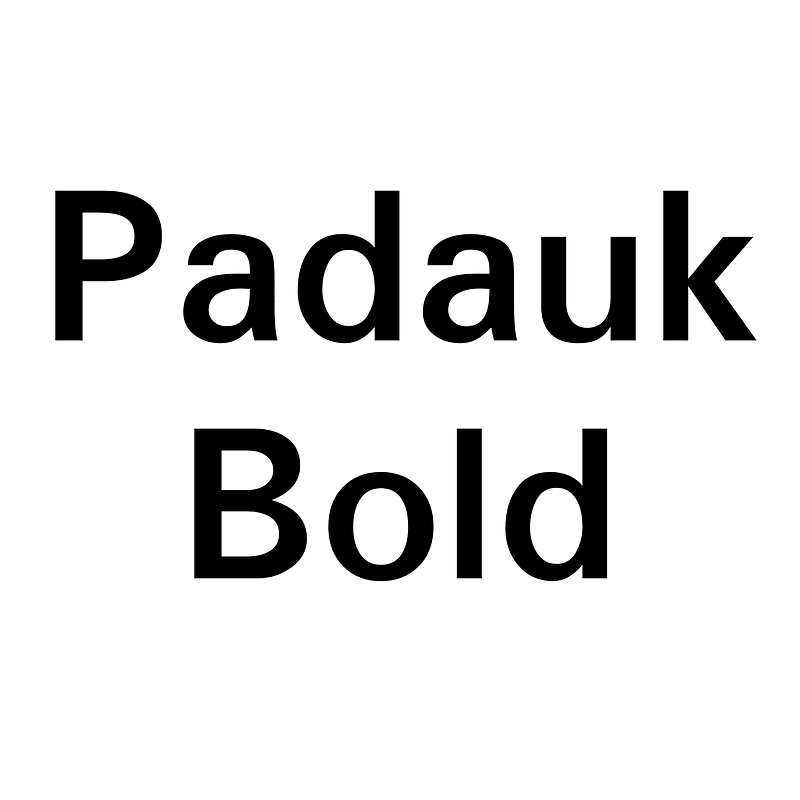 Padauk Bold font - Free fonts on Creazilla | Creazilla