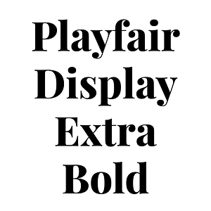 Playfair Display Extra Bold Italic font - Free fonts on Creazilla ...
