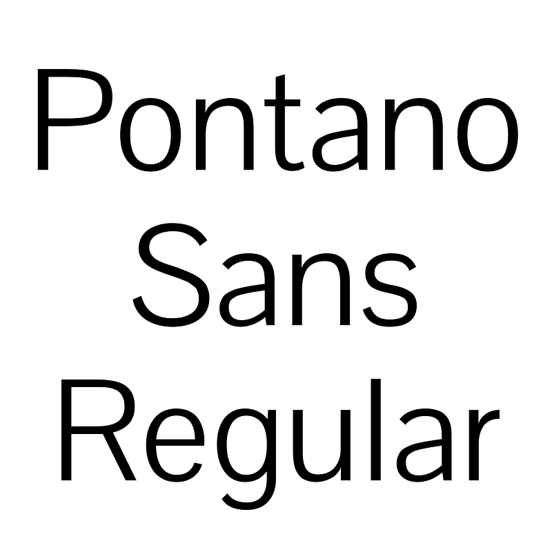 Pontano Sans Regular - Free fonts on creazilla.com