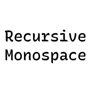 Recursive Monospace Medium font - Free fonts on Creazilla | Creazilla