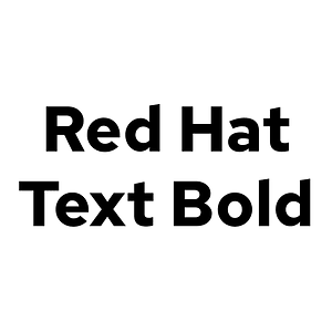 Red Hat Text Bold Italic font - Free fonts on Creazilla | Creazilla