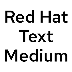 Red Hat Display Medium font - Free fonts on Creazilla | Creazilla
