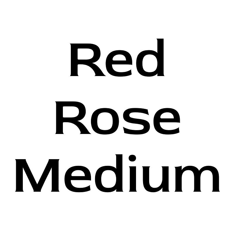 Red Rose Medium Free Fonts On Creazilla