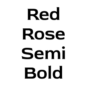 Red Rose Regular | Creazilla