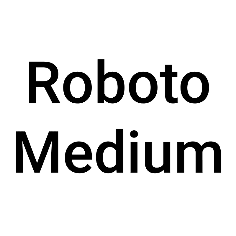 Roboto Medium font - Free fonts on Creazilla | Creazilla