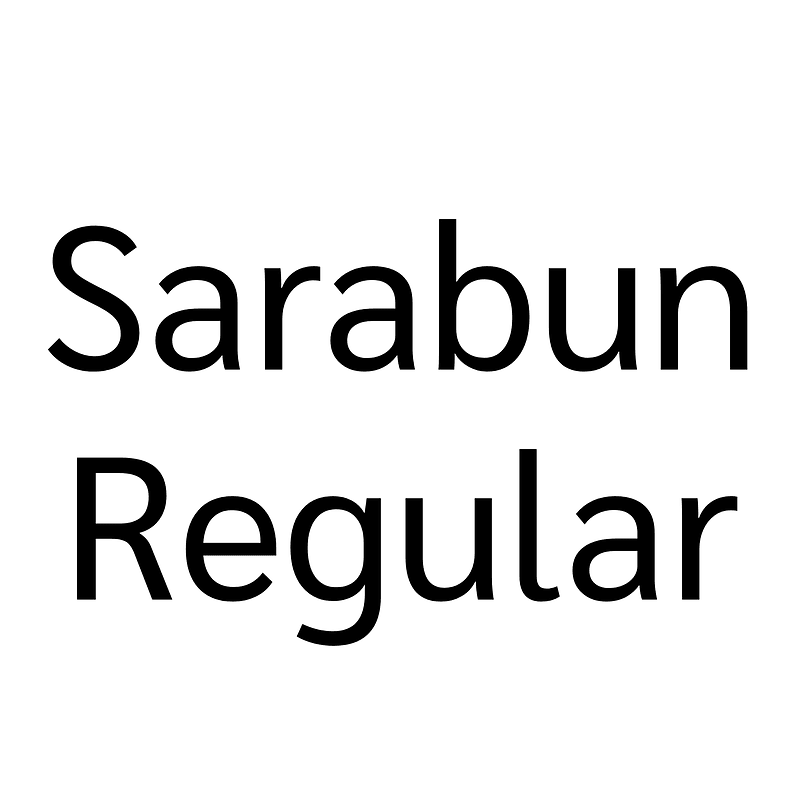 Sarabun Regular - Free fonts on creazilla.com