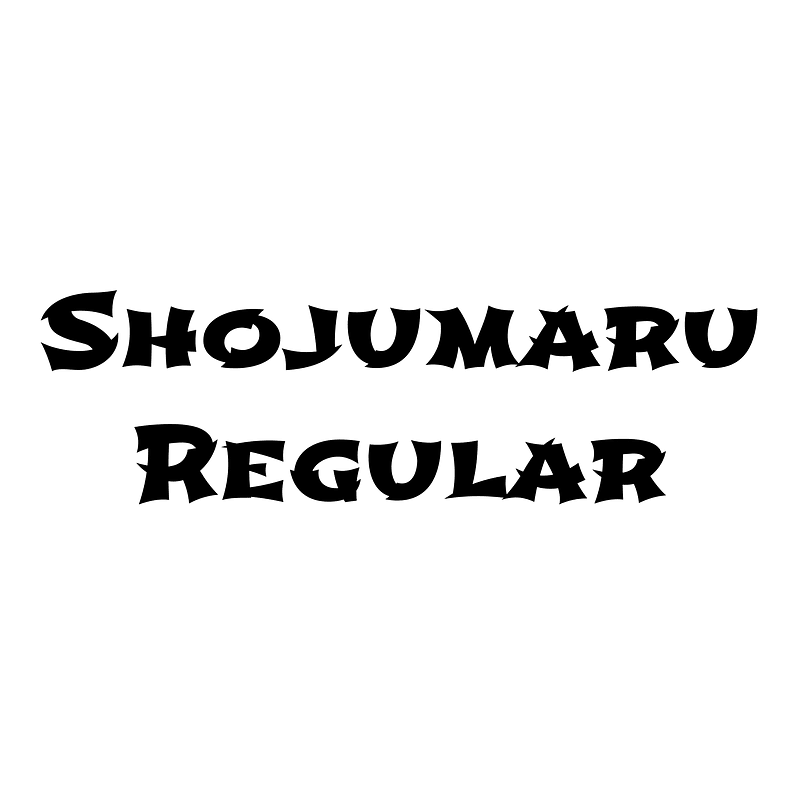 Shojumaru Regular | Creazilla