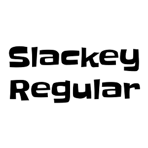 Slackey Regular - Free fonts on creazilla.com