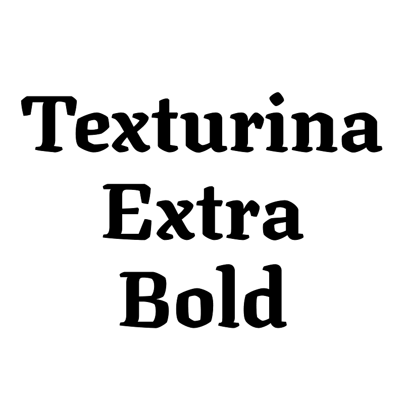 Texturina Extra Bold - Free fonts on creazilla.com