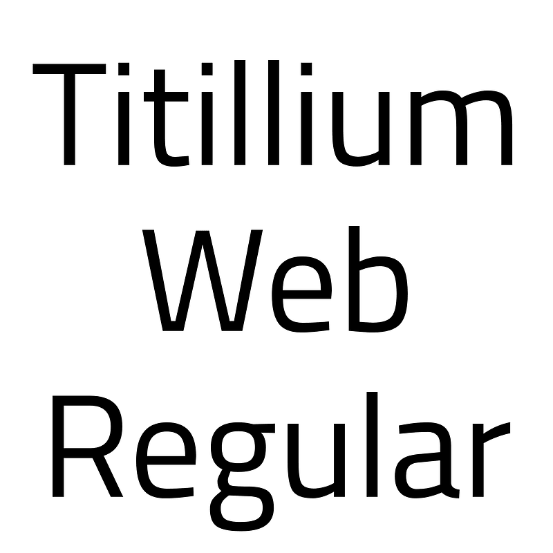Titillium Web Regular Font Free Fonts On Creazilla Creazilla