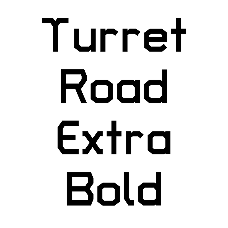 Turret Road Extra Bold - Free fonts on creazilla.com