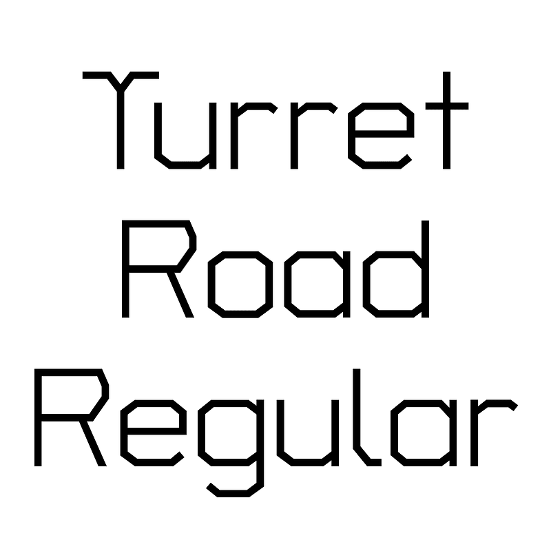 Turret Road Regular - Free fonts on creazilla.com