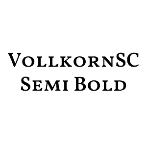 VollkornSC Semi Bold - Free fonts on creazilla.com
