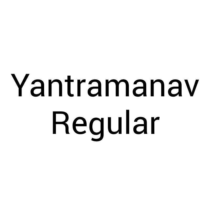 Yantramanav Regular - Free fonts on creazilla.com