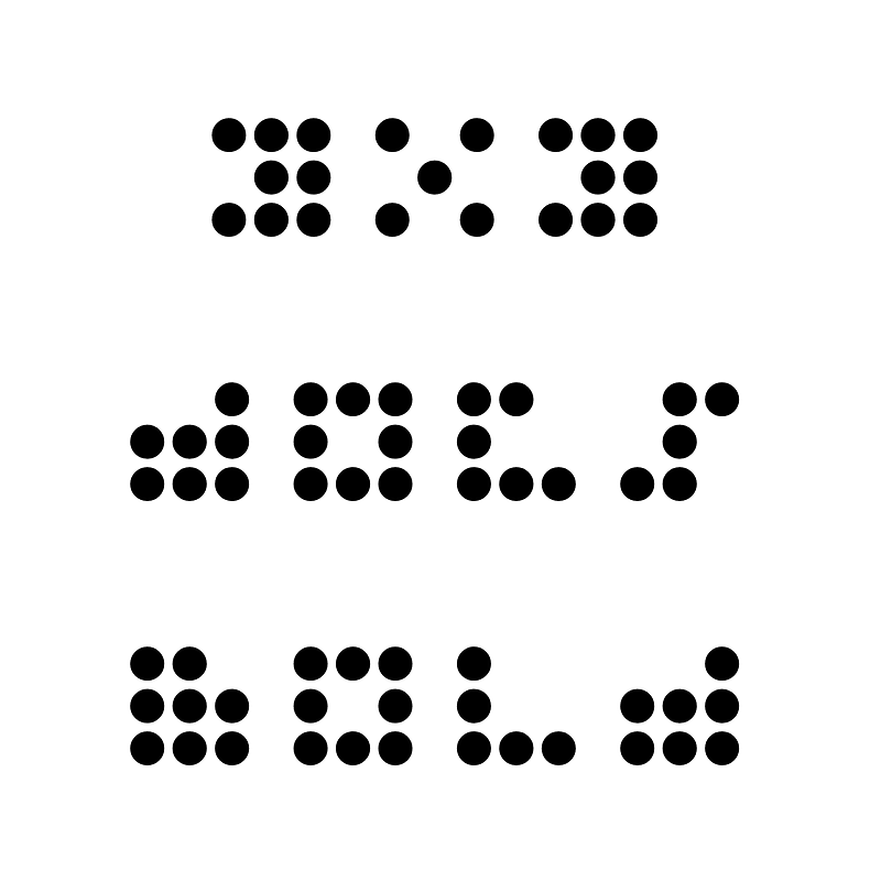 3x3 dots Bold font - Free fonts on Creazilla | Creazilla