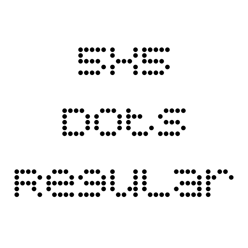 5x5 Dots Regular font - Free fonts on Creazilla | Creazilla