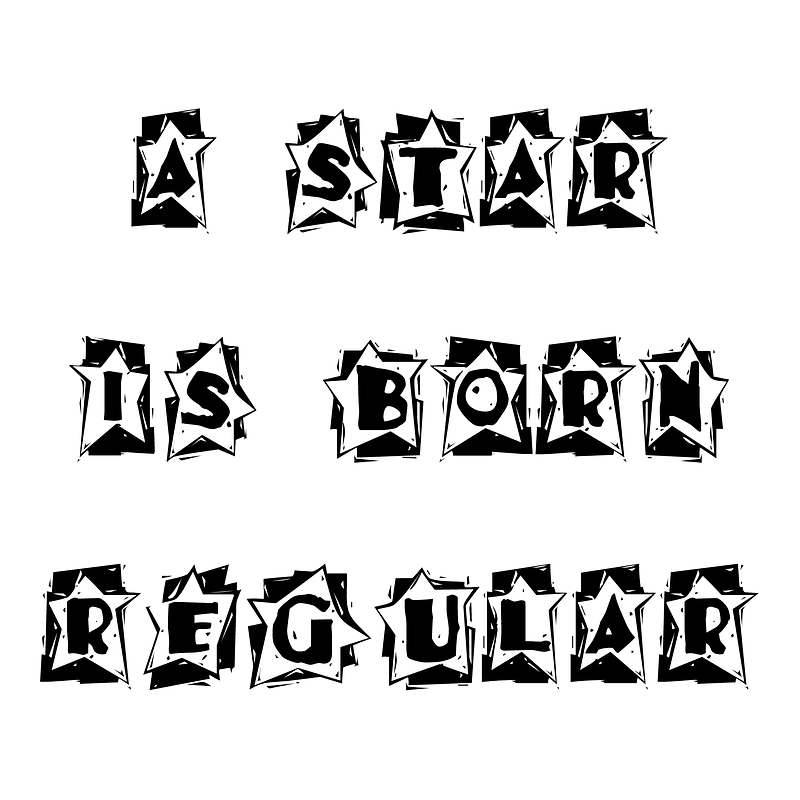 A Star is Born Regular - Free fonts on creazilla.com