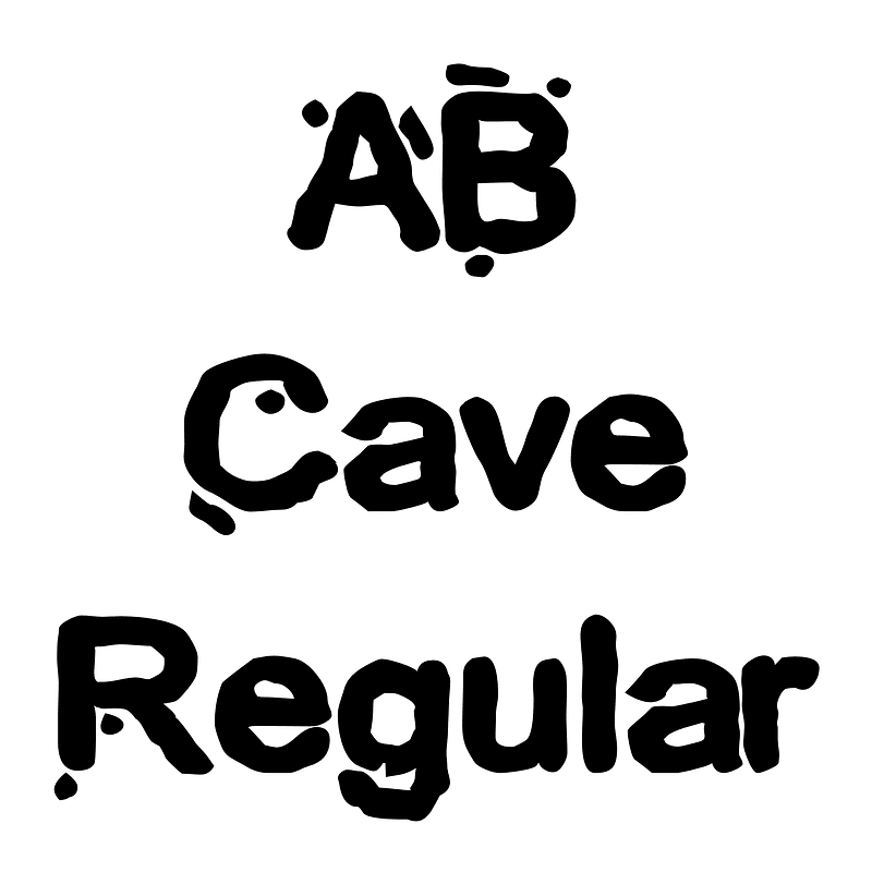 AB Cave Regular font - Free fonts on Creazilla | Creazilla