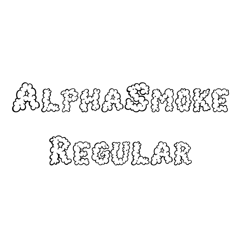 AlphaSmoke Regular font - Free fonts on Creazilla | Creazilla