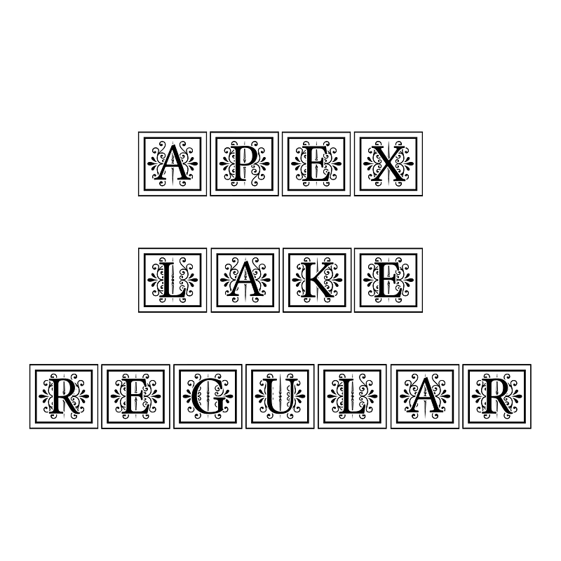 Apex Lake Regular - Free fonts on creazilla.com