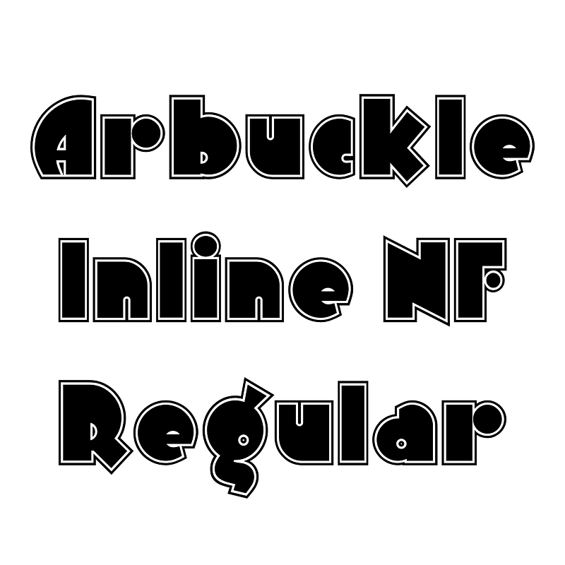 Arbuckle Inline NF Regular - Free fonts on creazilla.com