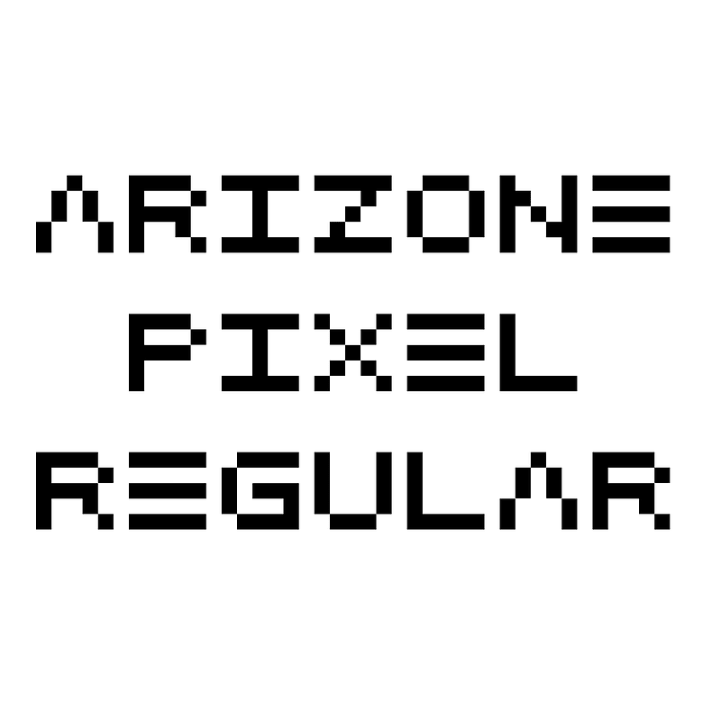 Arizone Pixel Regular font - Free fonts on Creazilla | Creazilla