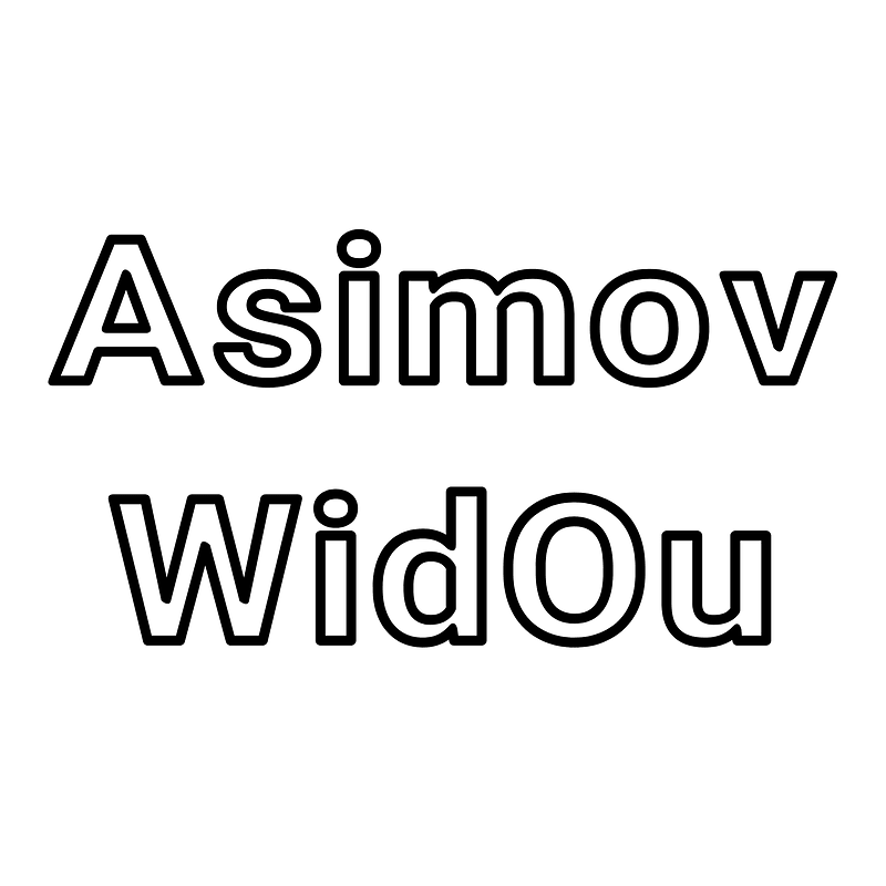 Asimov WidOu font - Free fonts on Creazilla | Creazilla