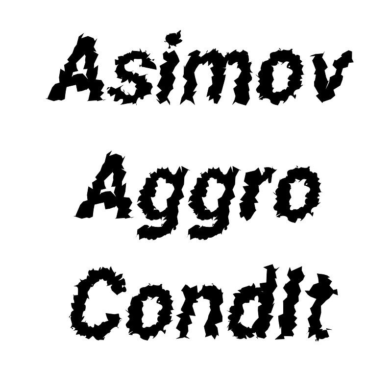 Asimov Aggro CondIt font - Free fonts on Creazilla | Creazilla