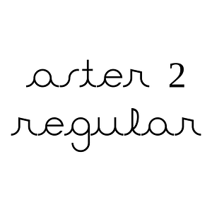 Aster 2 Regular - Free fonts on creazilla.com
